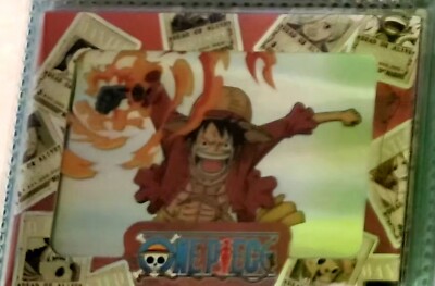 One Piece Monkey D Luffy ONP-01-22 Super Rare First Edition Cybercel ...