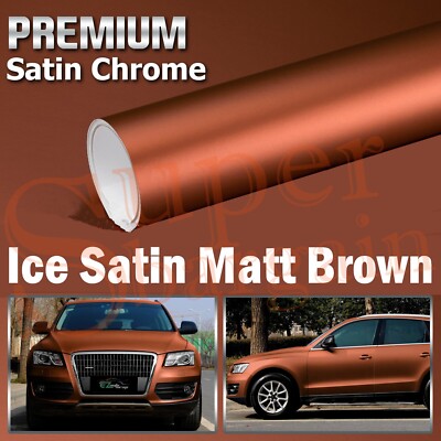 MATTE SATIN BROWN BRONZE CAR VINYL WRAP FILM VINYL STICKERS DECALS ...