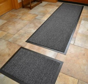 Doormat Set 2 Piece Mat Runner Washable Anti Slip Rubber Back Match | eBay