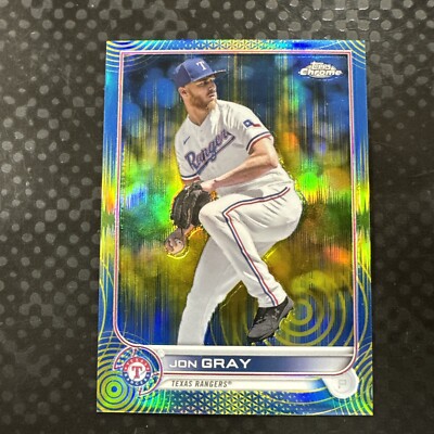 2022 Topps Chrome Sonic Blue/Yellow Refractor #23 Jon Gray /75 | eBay