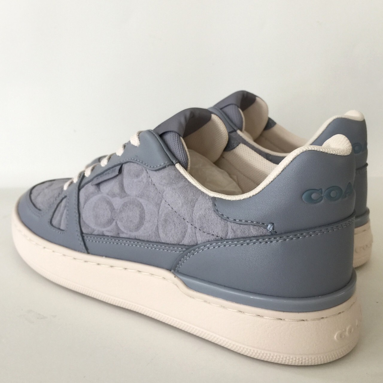 COACH Clip Low Top Sneaker In Signature Suede Leather Upper Womens US ...