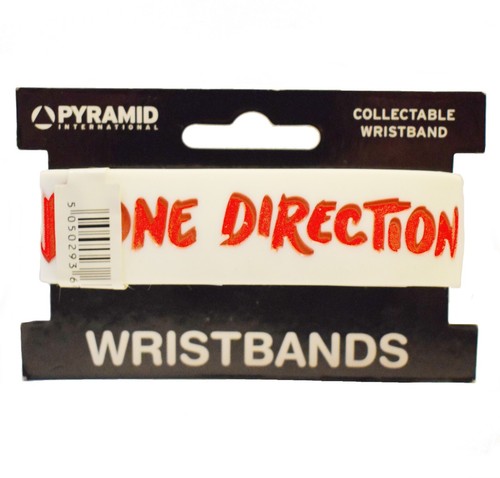 One Direction Gummy Wristband official 1nch bracelet in White | eBay