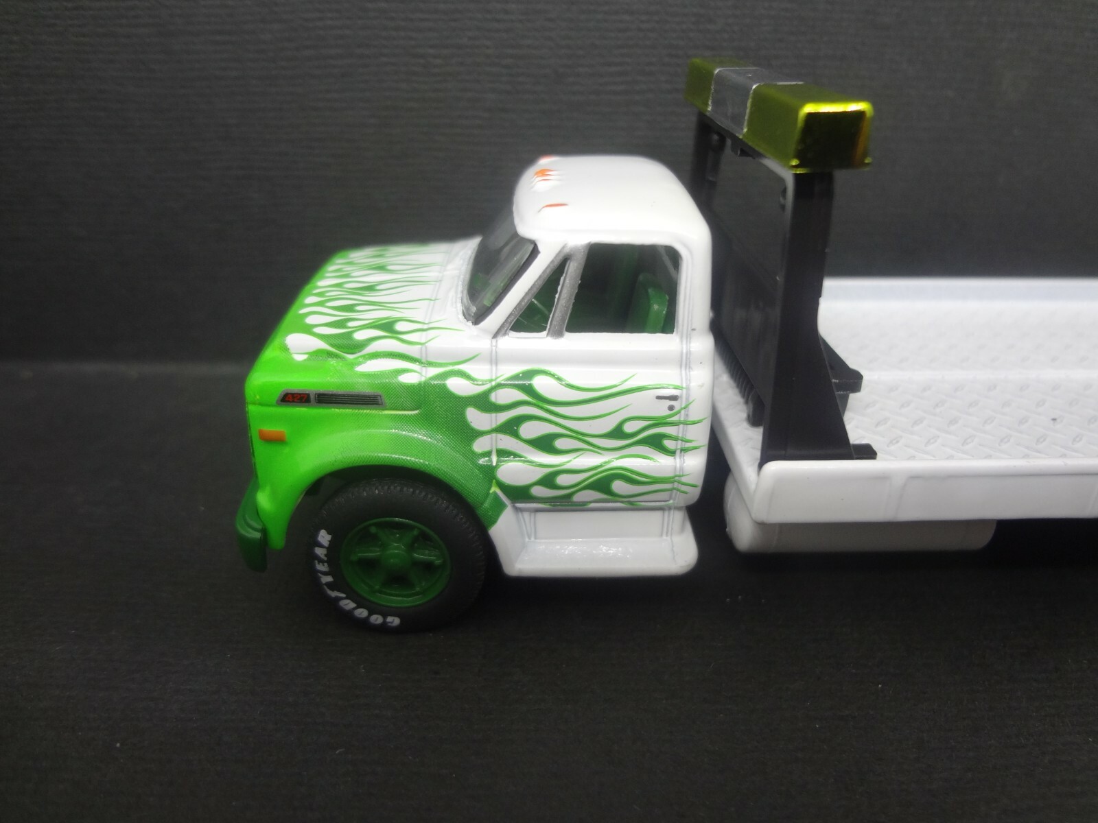 M2 Machines 1968 Chevrolet C60 ramp truck green flames - Loose 1:64 | eBay