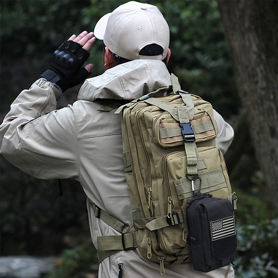 Tactical Molle Pouch Military Waist Bag Outdoor EDC Tool Bag Utility ...