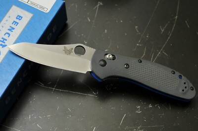 Rare Benchmade 550-1 Griptilian 20CV Sheepsfoot Gray/Blue G10 | eBay