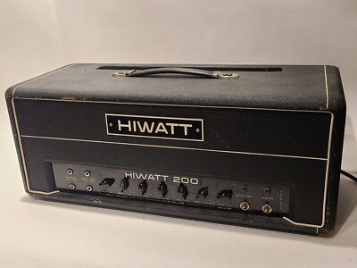 1976 Hiwatt DR201 Custom 200 Tube Amplifier Head Hylight Era | eBay