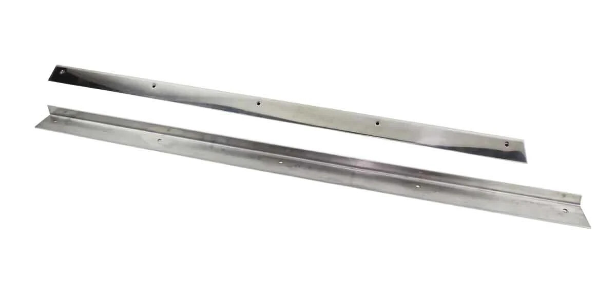 Kentrol 30413 Set of 2 Stainless Steel Rocker Guards for 1955-1983 Jeep ...