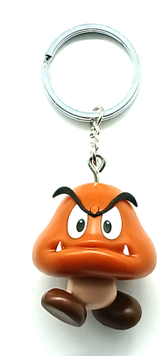 Vintage Super Mario Bros. "Goomba" Keyring Keychain | eBay