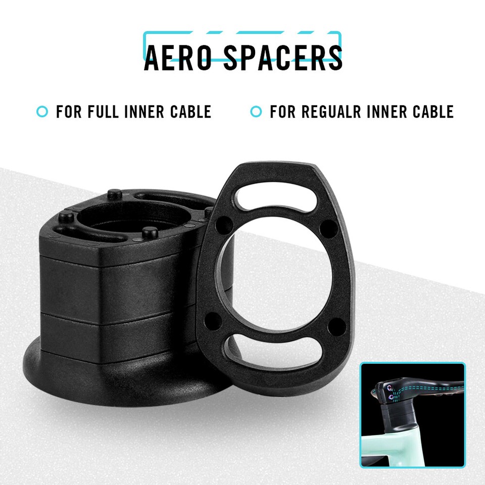 Aero Headsets Spacers For Integrated Road Bike Handlebar 28.6mm 1-1/8 ...