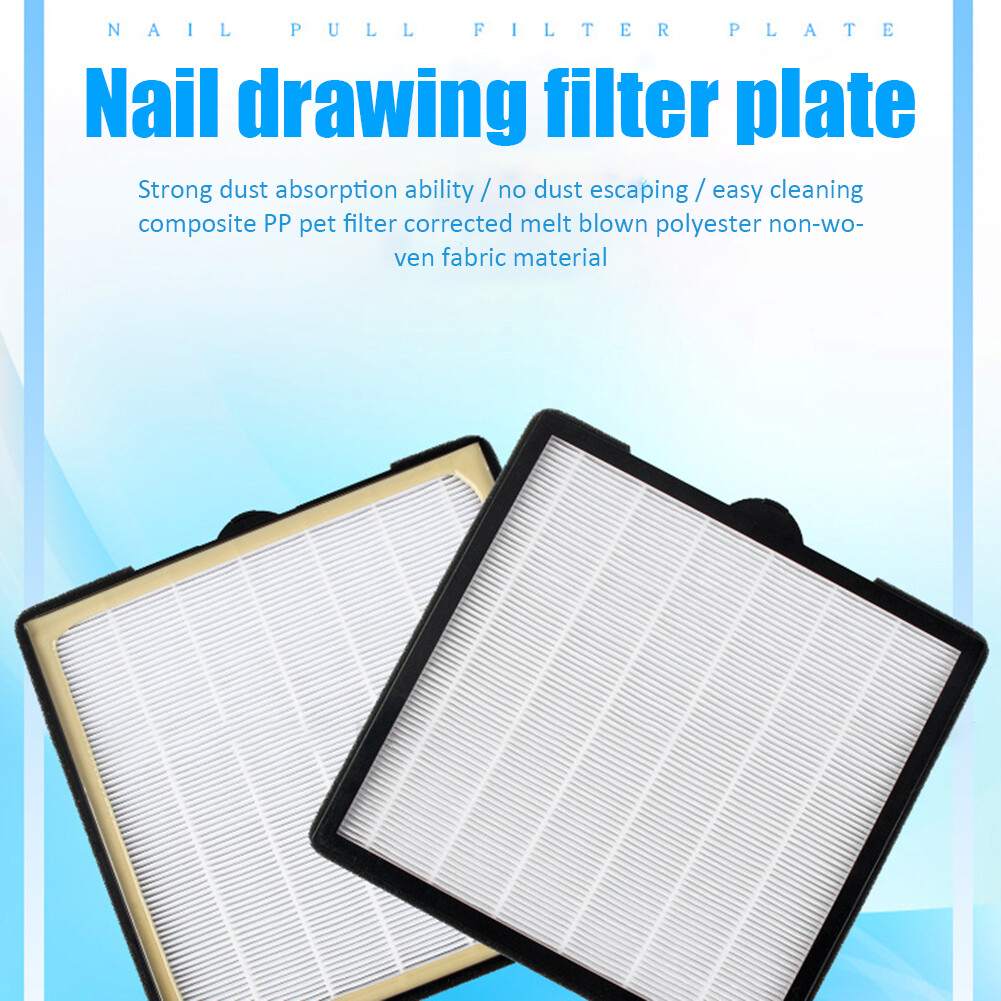 Nail Dust Collector Filter Manicure Machine Access Drill Plate Suction ...