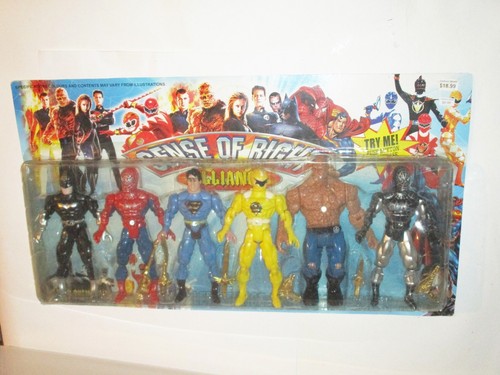 SENSE OF RIGHT ALLIANCE DC Marvel Superman Batman Power Rangers Bootleg ...