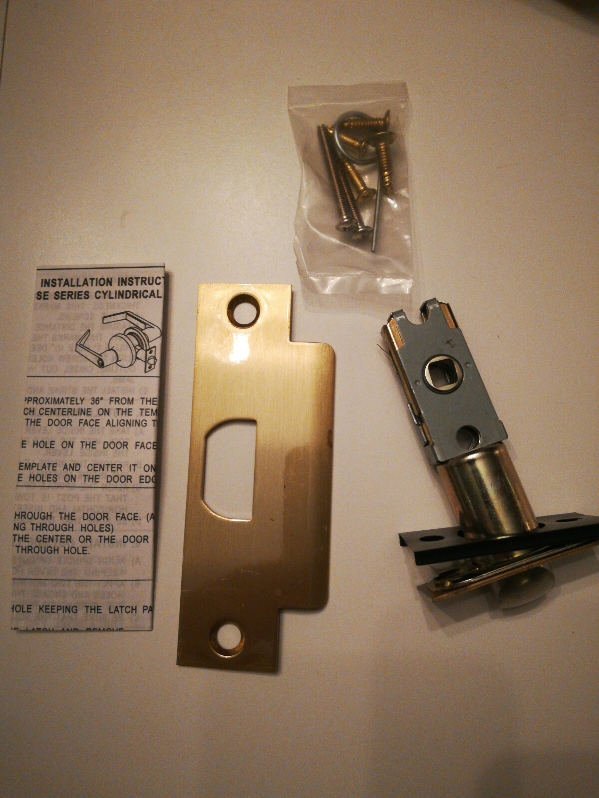 LOCKSMITH PDQ SE-126 PHL US4 SATIN BRASS US4 PASSAGE LEVER SET | eBay