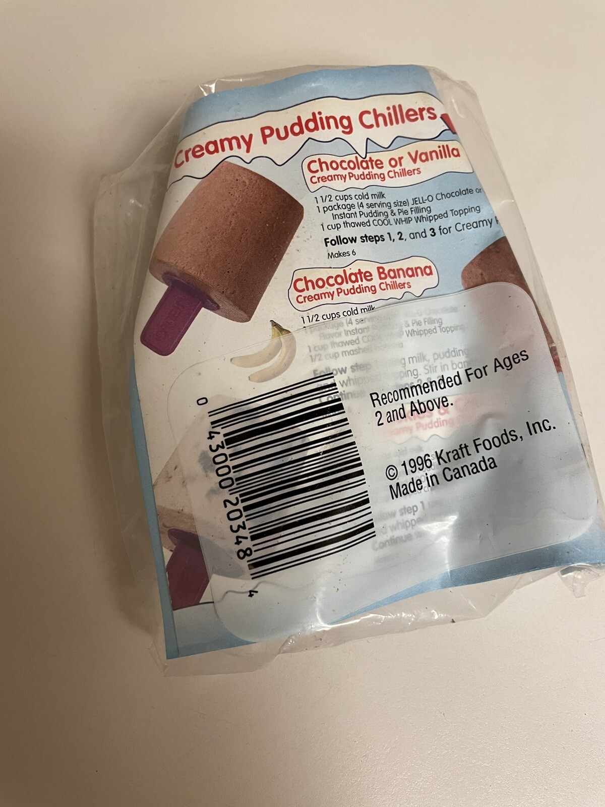 JELL O Pudding Chillers 6ct w/ Recipes 1990s | eBay