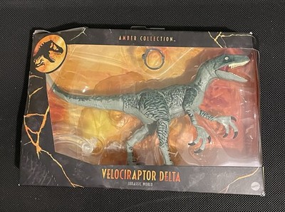 NEW Delta Jurassic World/Park Amber Collection Velociraptor Dinosaur ...
