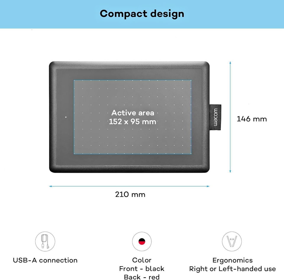 One By Wacom CTL‑472 Drawing Tablet – Excellent Condition, Boxed ...