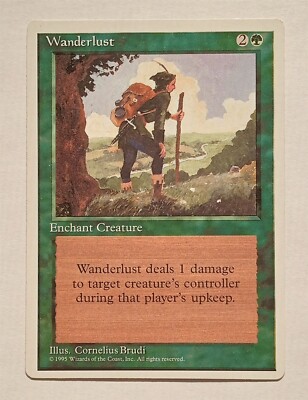 Magic MTG - Wanderlust - Alternate 4th Fourth Edition - Glossy Variant ...