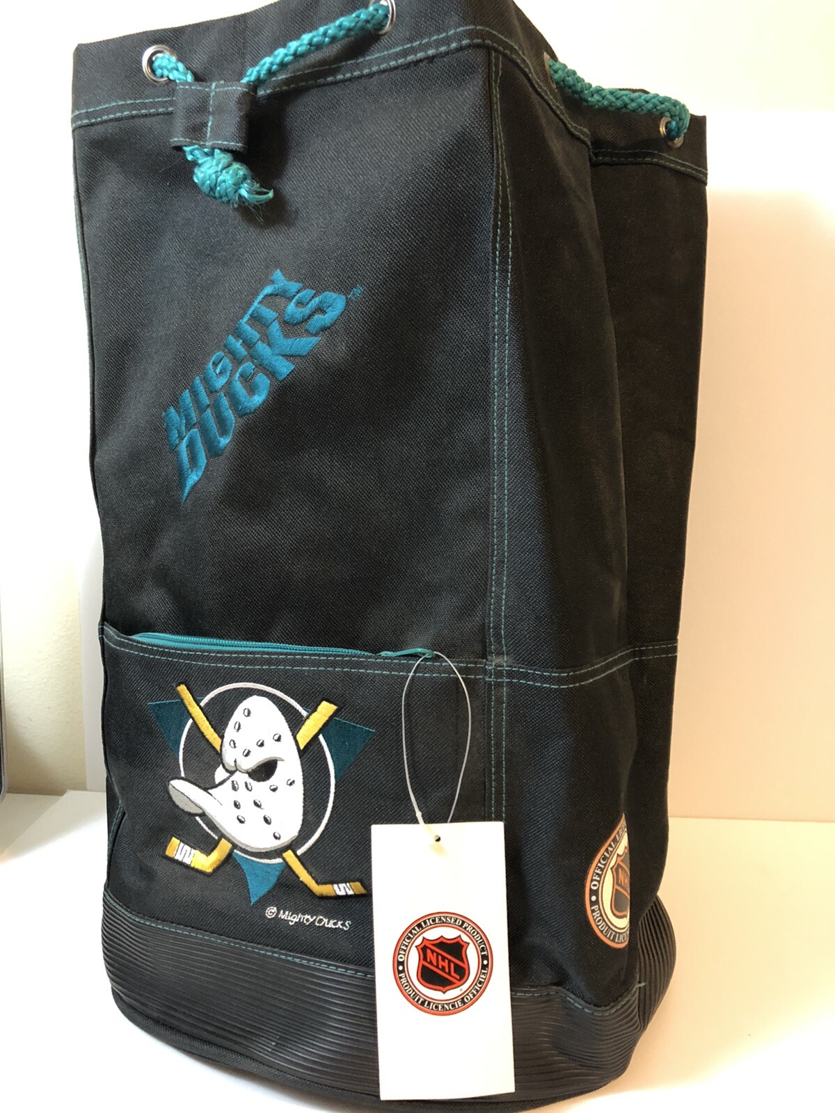 Vintage Backpack Anaheim Mighty Ducks RARE NEW! With … - Gem