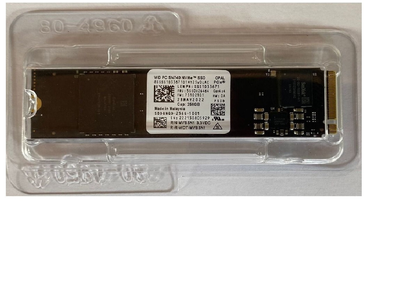 SAMSUNG / Western Digital,256GB M.2 NVMe 2280,SSD Solid State Drive ...