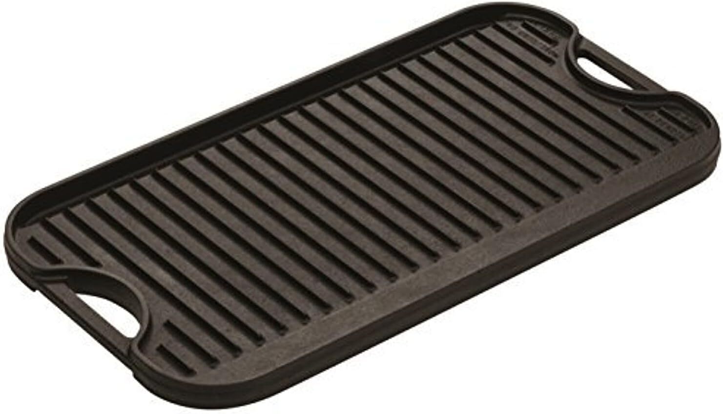 US Shipping,Cast Iron Reversible Grill/Griddle, 20-inch x 10.44-inch ...