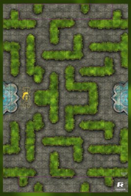 ROC HeroClix Hedge Maze Deluxe Neoprene Map | eBay