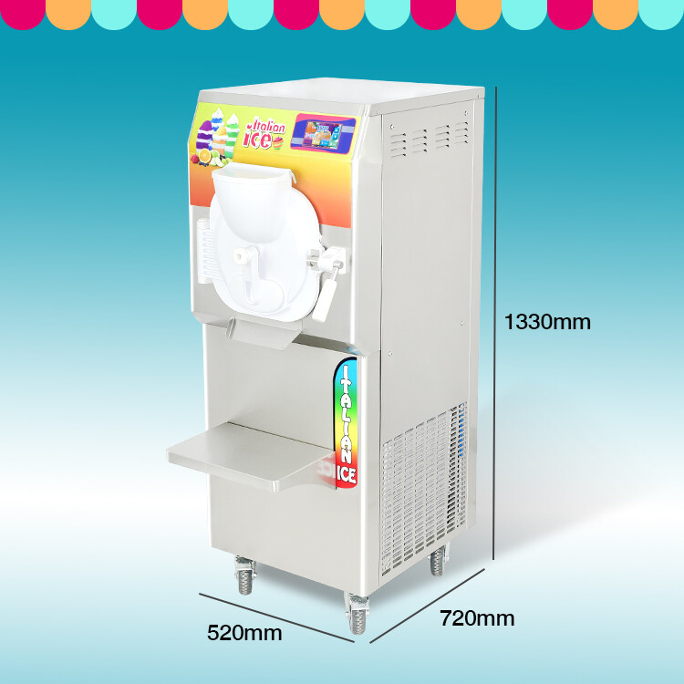 Kolice Fresh Fruits Water Ice Machin Italian Ice Machine Gelato Ice ...