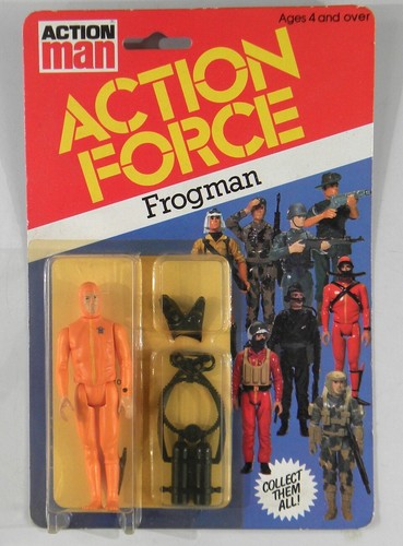 Hasbro GI Joe Action Force Palitoy Frogman orange rare first series | eBay