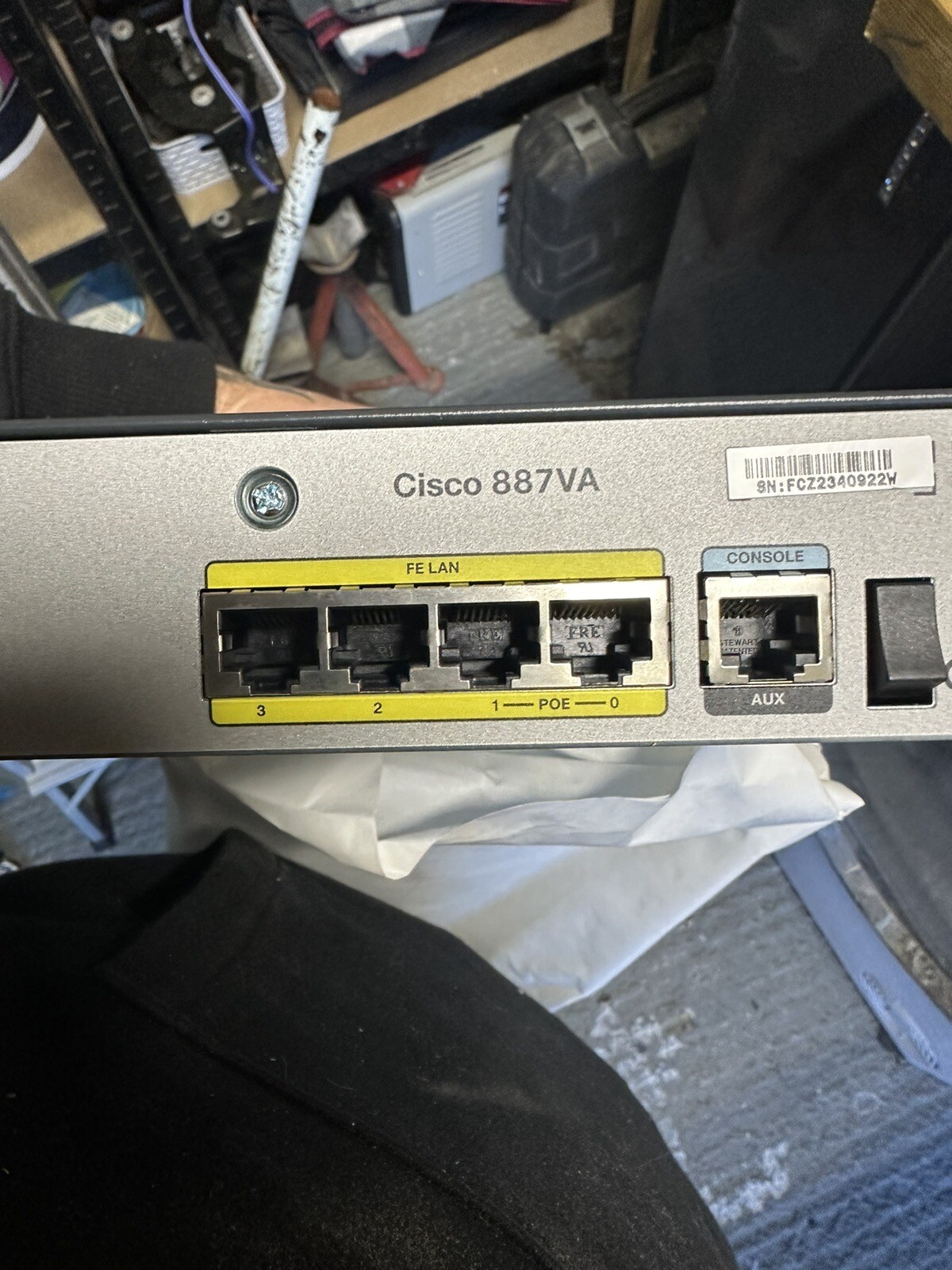 Cisco 887VA 10/100 Wired Router (CISCO887VA-K9) for sale online | eBay UK