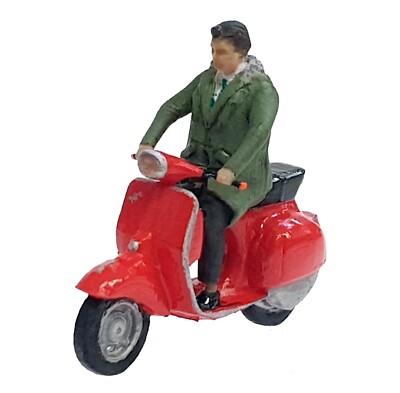 FG18 Mods in Parkas on Scooter Figures unpainted OO scale | eBay UK
