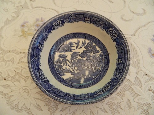 John Steventon & Sons China Royal Venton Ware Blue Willow 8 1/2" Bowl ...