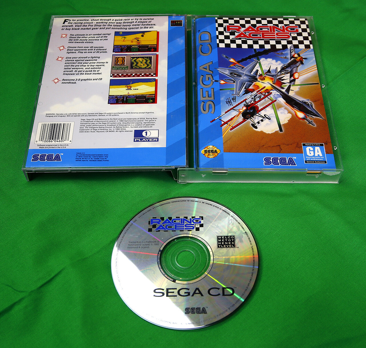 Racing Aces • Sega Genesis CD CDX System/Console by Hammond & Leyland ...