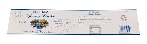 Only Fools and Horses Replica Peckham Spring Label Signed David Jason ...