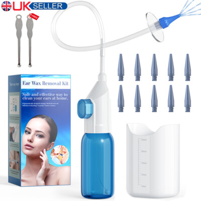 Ear Wax Removal Kit Ear Cleaning Kit for Adults - Ear Syringe Kit Pain ...