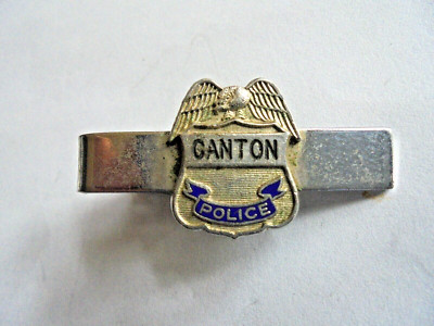 Vintage Canton (Ohio) Police Mini Badge Tie Bar Clip | eBay