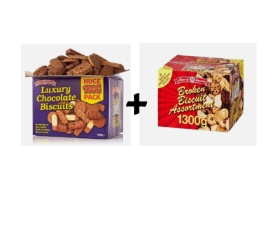 Luxury $ Sunburst Broken Biscuits Assortment 1Kg Box - House Of ...