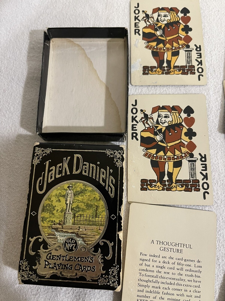 Jack Daniels 1866 Gentlemen's Deck Playing Cards Complete | eBay Jack Daniels 1866 Gentlemen's Deck Playing Cards Complete | eBay