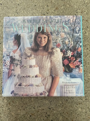 Weddings by Martha Stewart by Martha Stewart (1987, Hardcover) for sale ...