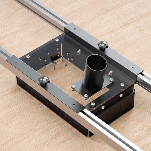 Router Skid Dust Collection Hood, Router Sled for Flattening Slabs | eBay