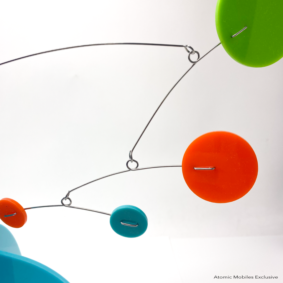 Retro Mod Sculpture - Mid Century Modern Style Kinetic Art Stabile Home ...