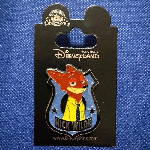 Disney Pin Badge Zootopia Nick New Hong Kong Disneyland | eBay UK
