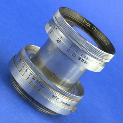 Leica Summitar 50mm F2 LTM Lens Blue Coated | eBay