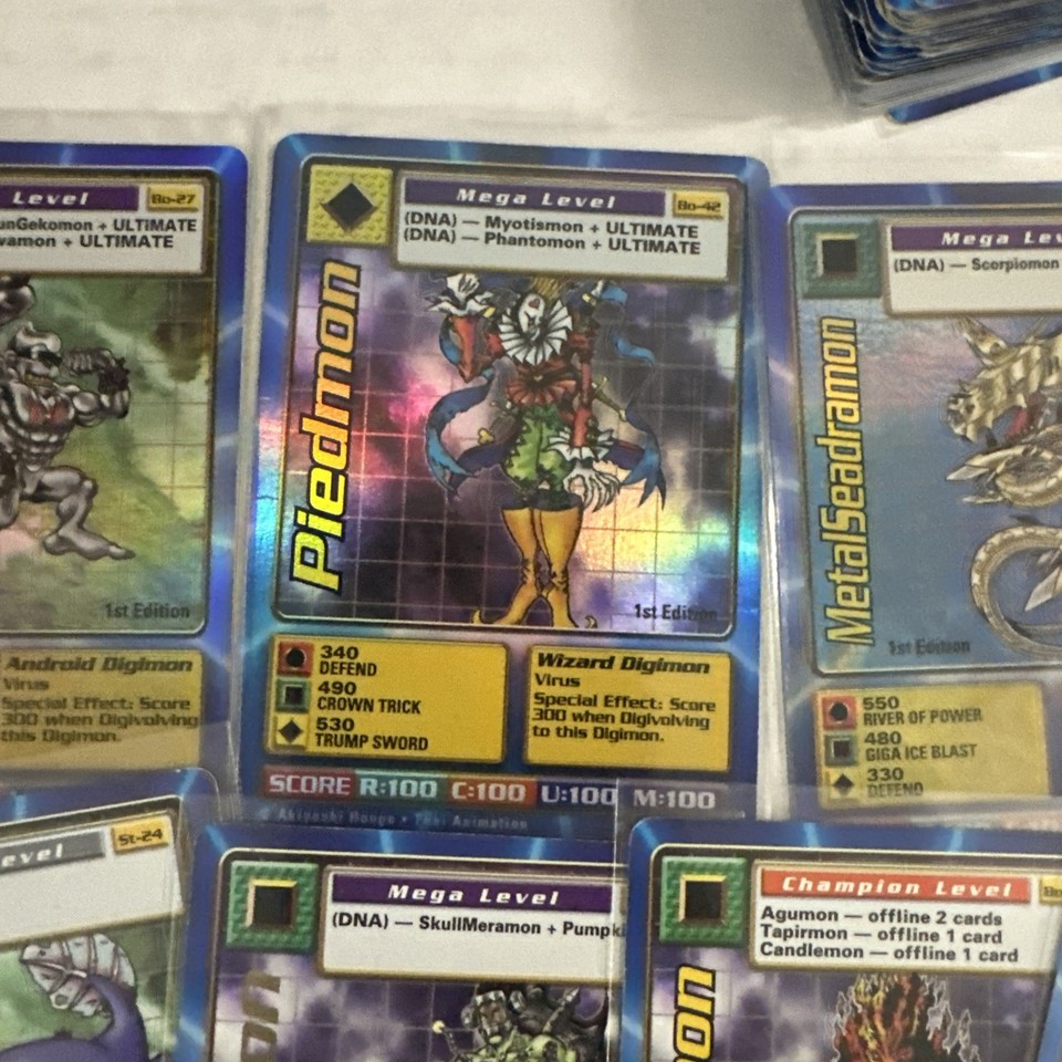 1st Edition Digimon 1999 Cards Lot Rare And Commons Over 60+ Cards | eBay