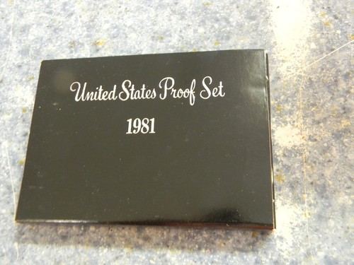 1981 United States Mint Proof Set Type 2 All 6 Coins | eBay