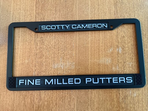 Scotty Cameron gallery Black license plate frame Fine Milled Putters🔥🔥🔥 ...