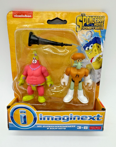 NEW Imaginext Spongebob Superawesomeness Sour Note Super Squidward ...