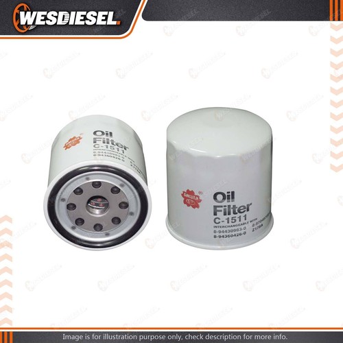Sakura Oil Filter fits Holden Rodeo TF TFR54 55 TFR6 TFS54 55 TFS6 R7 ...