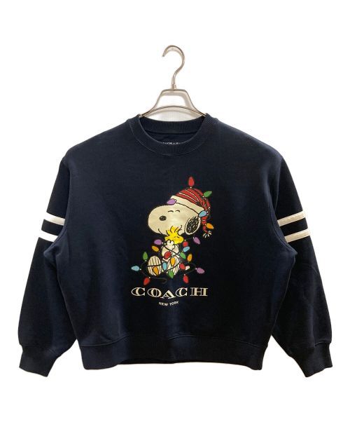 COACH x PEANUTS Women's Sweatshirt Navy Collab Limite… - Gem