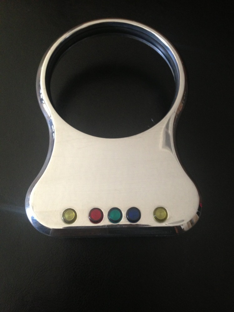 thunderheart harley speedometer 3 3/8" speedo billet bracket dash ...