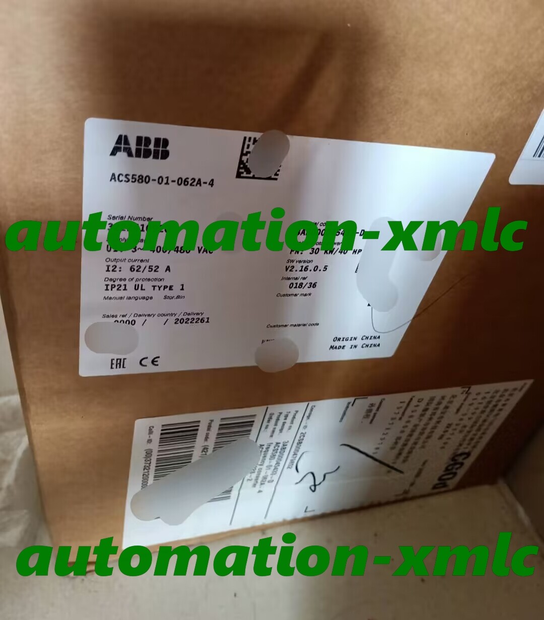 1 PCS ACS580-01-062A-4 New ACS580-01-062A-4 Inverter ACS58001062A4 DHL ...
