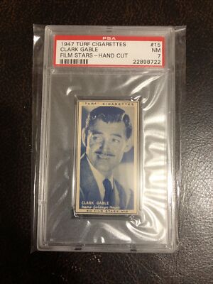 1947 Clark Gable Turf Tobacco PSA 7 NM | eBay