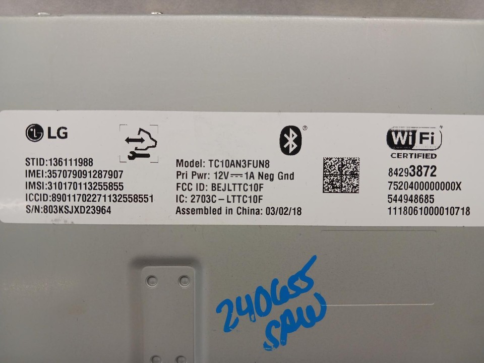 2018-2020 Cadillac Escalade ESV Communication OnStar Module OEM ...